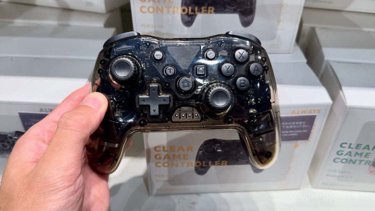 スリコのSwitch用 透明コントローラーの使い心地をレビュー